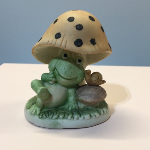 Precious Moments | Other | Precious Moments Mushroom Frog Snail Ceramic ...